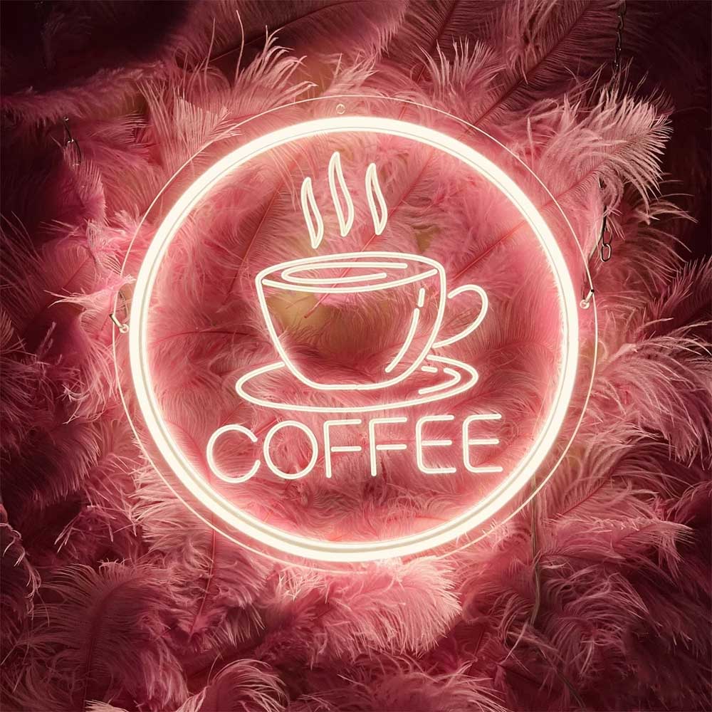3D Engraved Coffee | Cafe Neon Sign | Neonoen