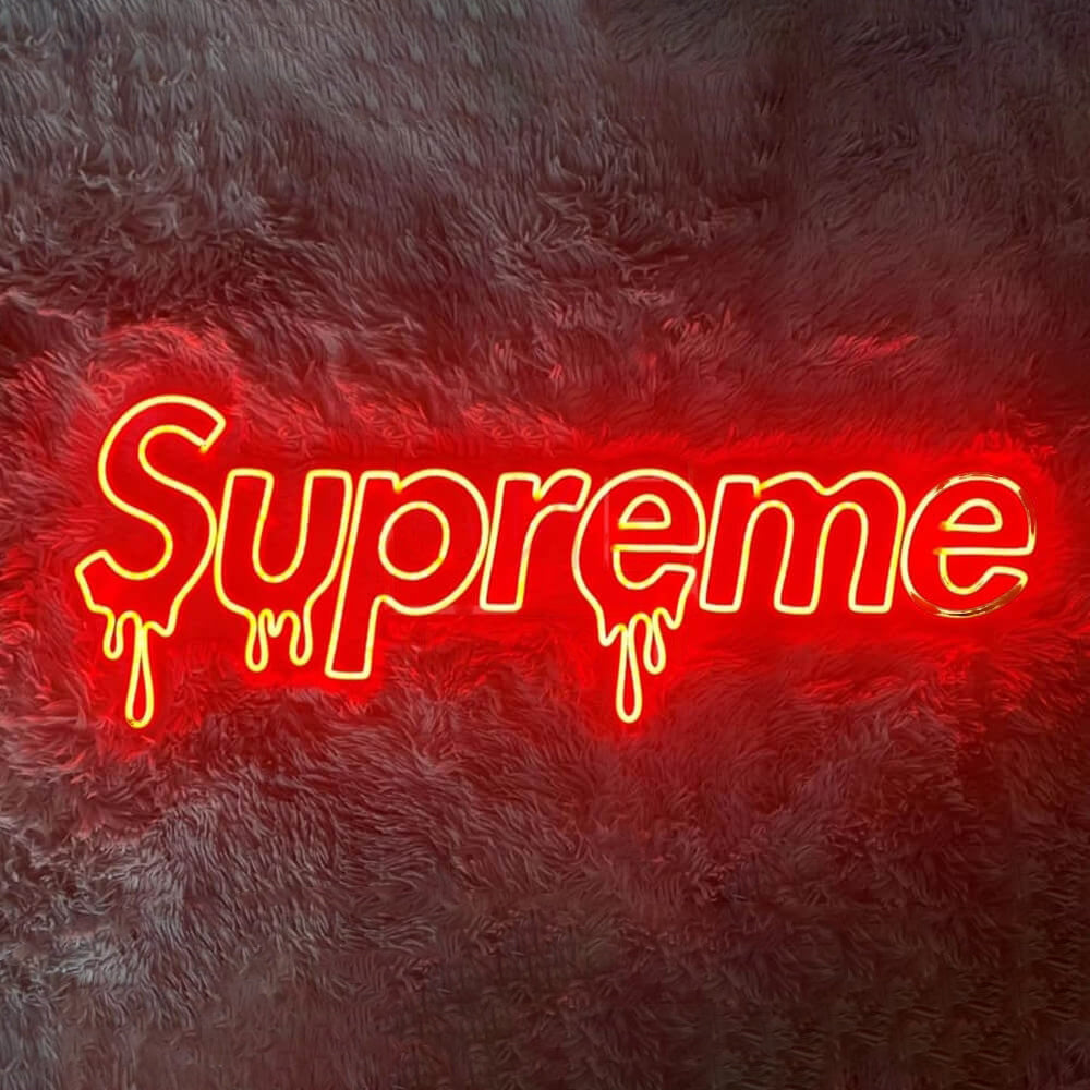 HDJSign - Dripping SUPREME Neon Sign – Neonoen