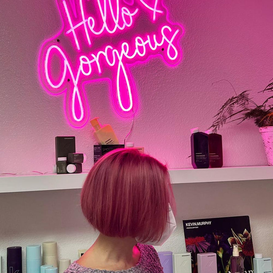 Hello Gorgeous | Salon Neon Sign | Neonoen
