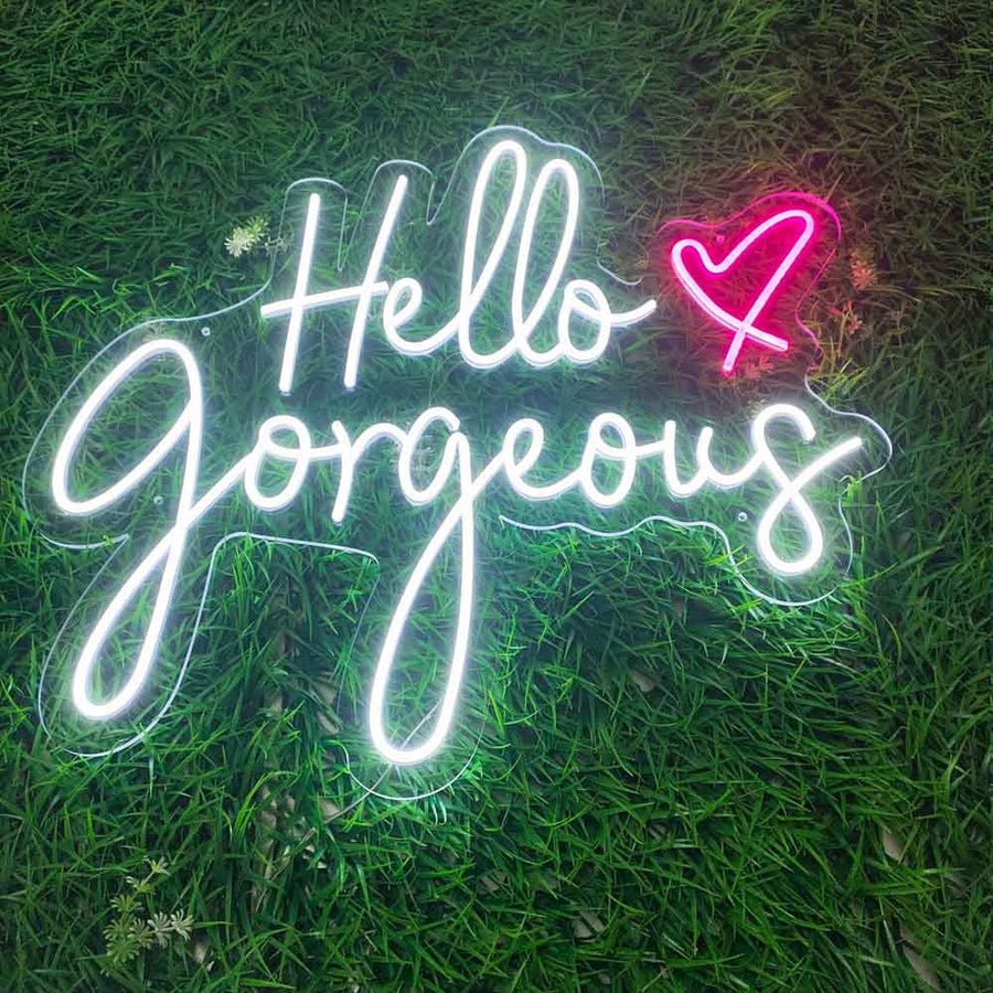 Hello Gorgeous | Salon Neon Sign | Neonoen